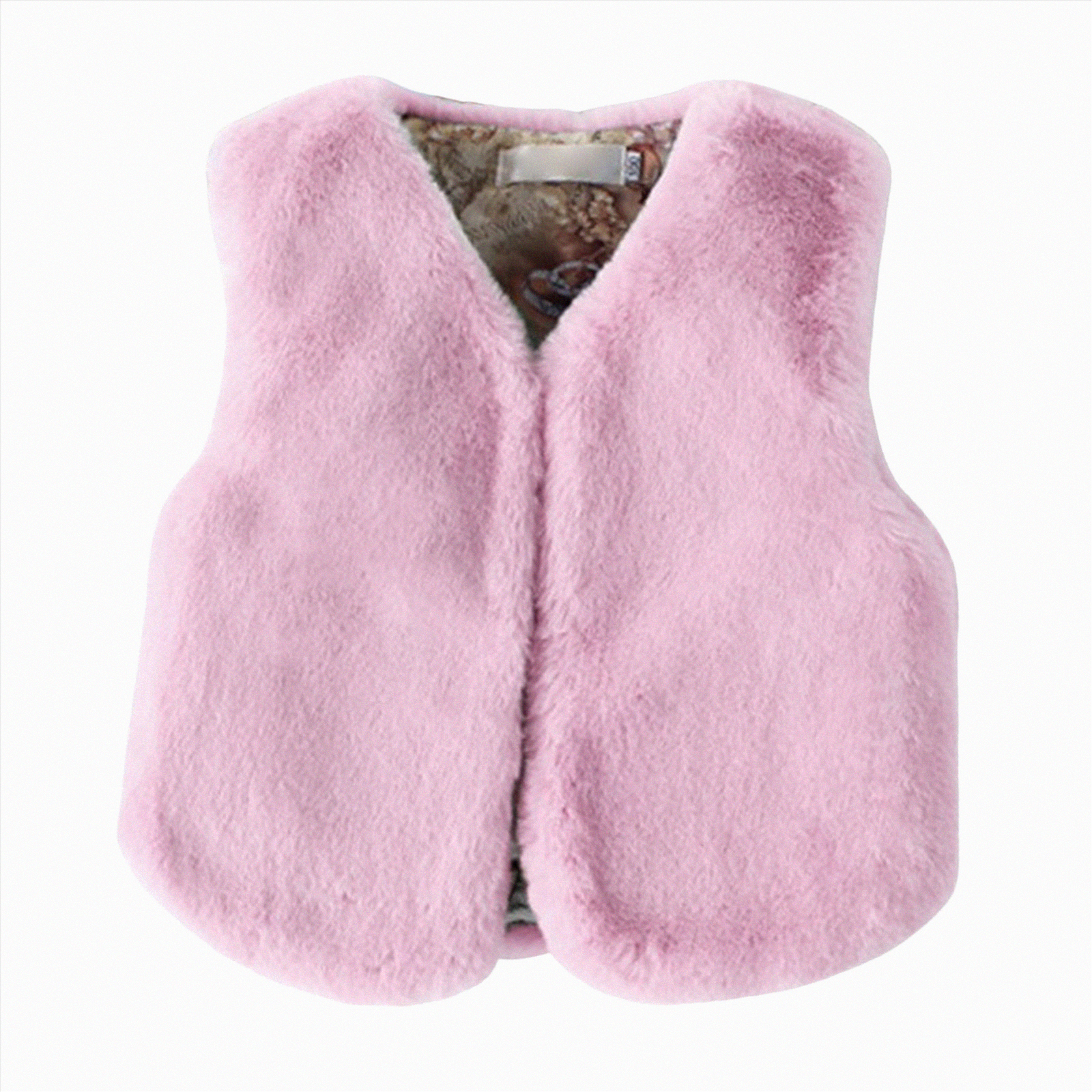 Gvdentm Vest Girls Fall Fashion Sleeveless Fuzzy Jacket Toddler Coats ...