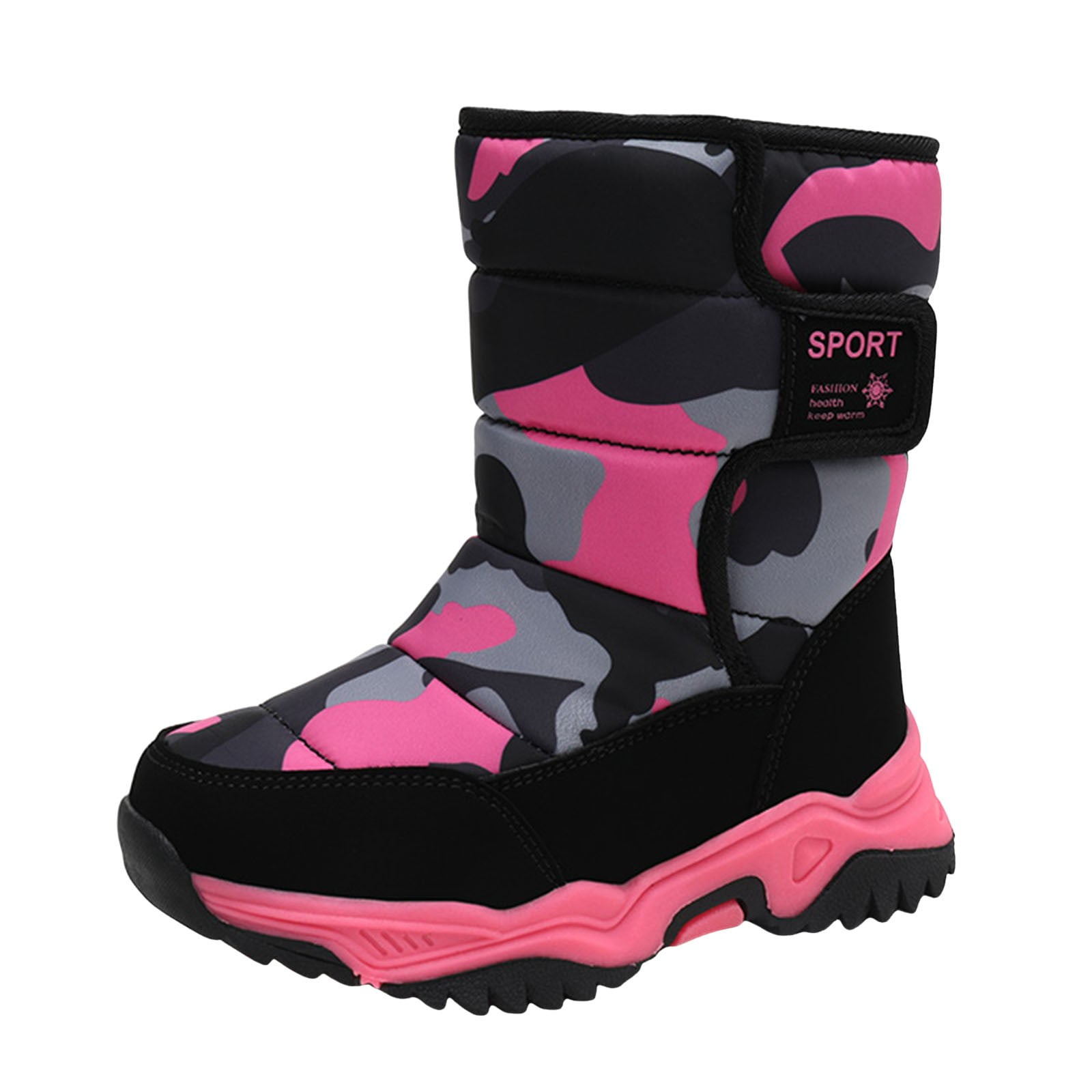 Gvdentm Winter Shoes Boys Waterproof Lightweight Kid Snow Boots with ...
