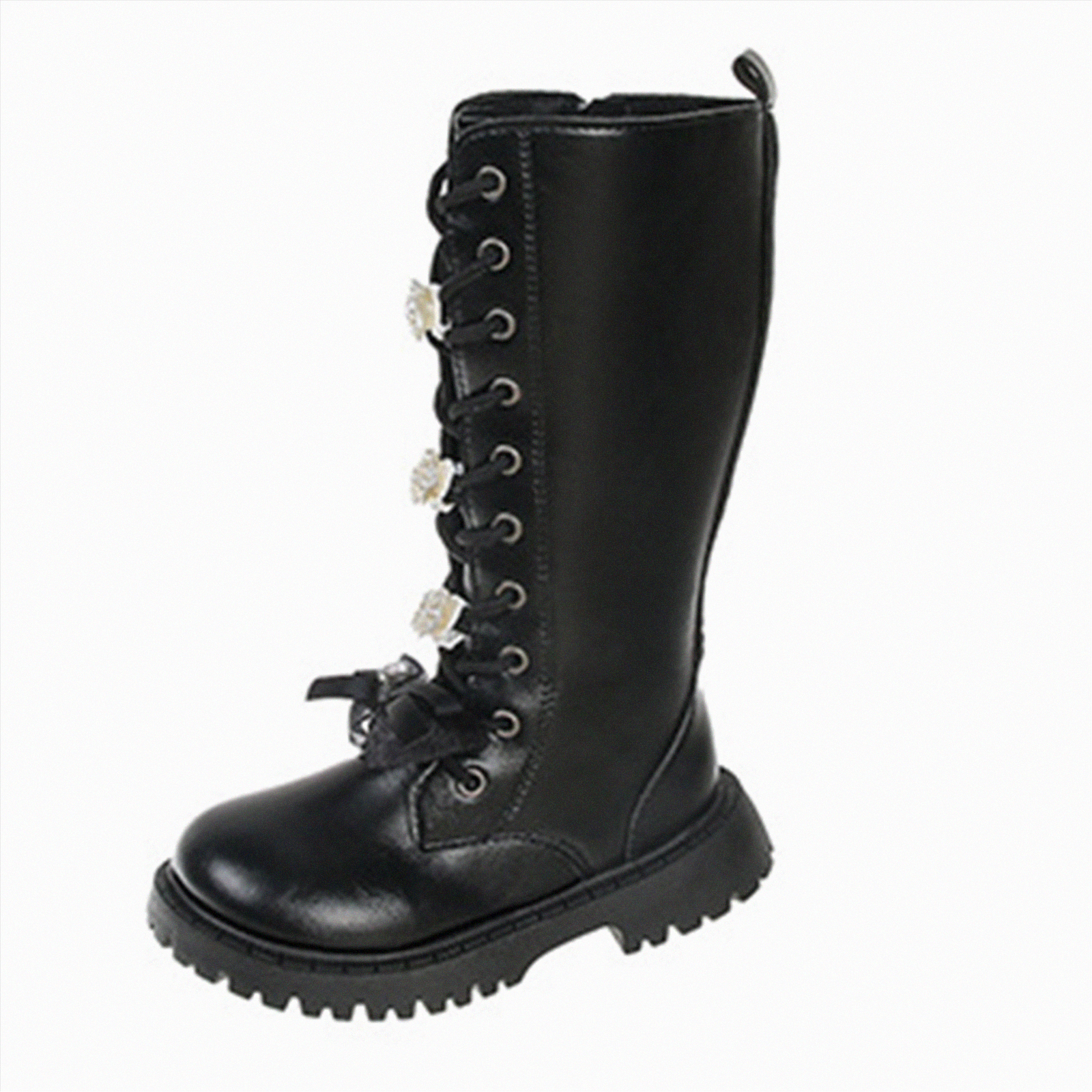 Gvdentm Winter Shoes for Girls Size 2 Girls Fuzzy Warm Winter Short ...