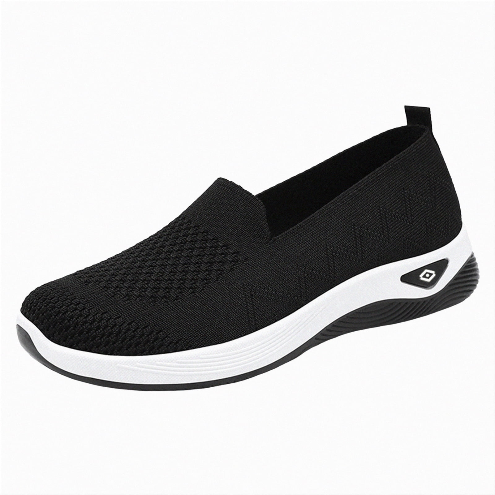 Gvdentm Women Slip on Sneakers Non Shoes Breathable Lightweight Fashion ...