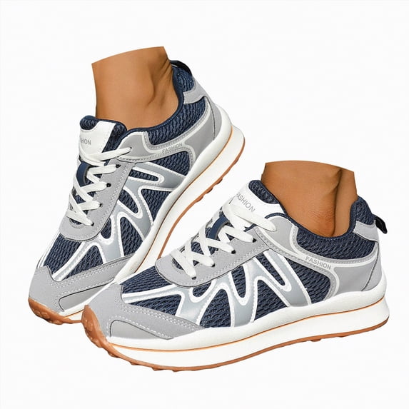 Gvdentm Women White Sneakers Non Slip Lightweight Casual Breathable ...