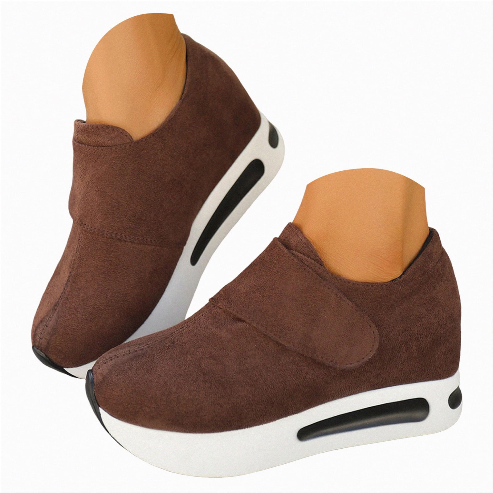 Gvdentm Womens Walking Sneakers Plus Size Casual Mesh Breathable Lacing ...