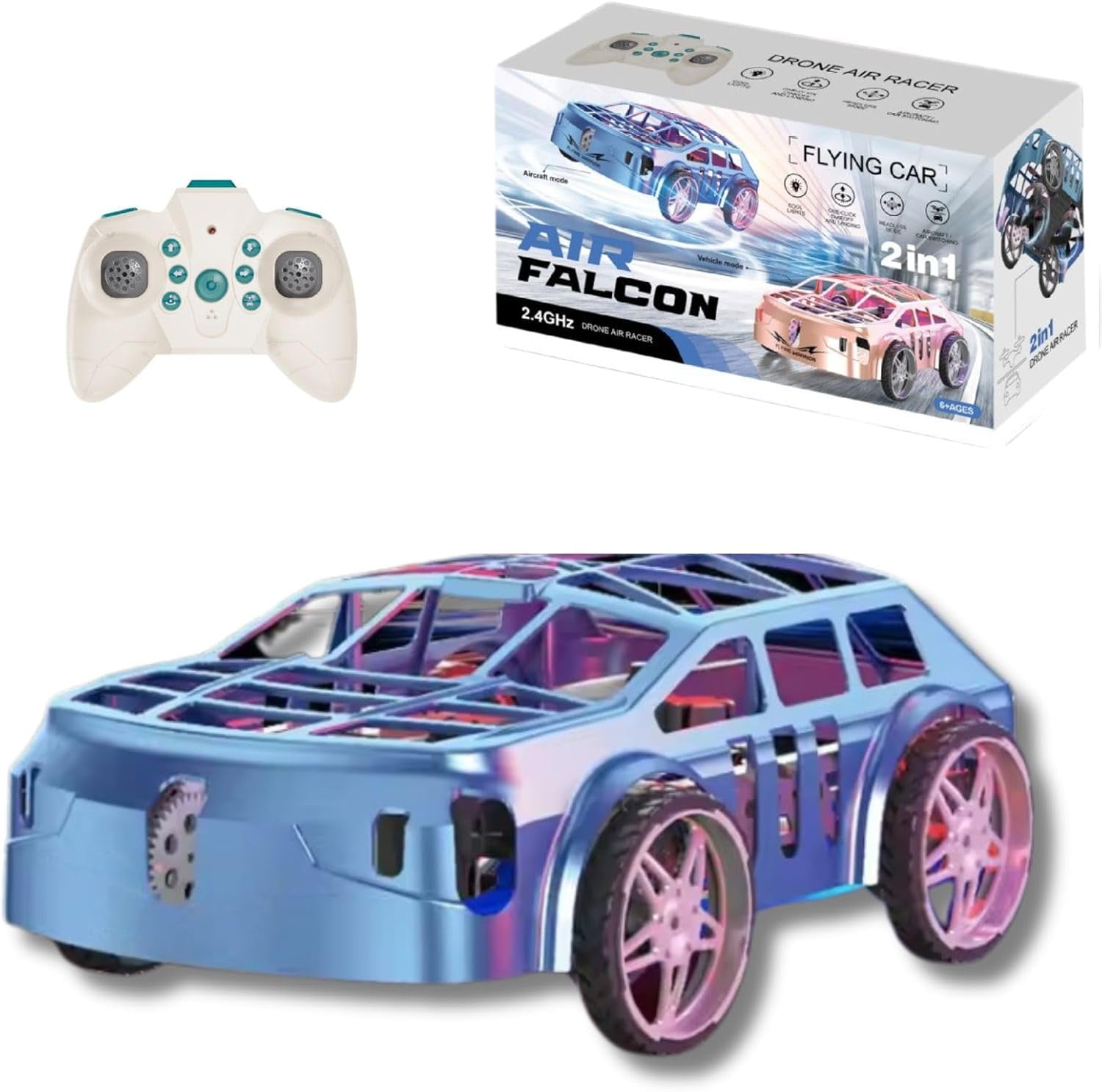 GvuoFny Flying Car, Flying Remote Control Car, Dual-Mode Remote Control ...