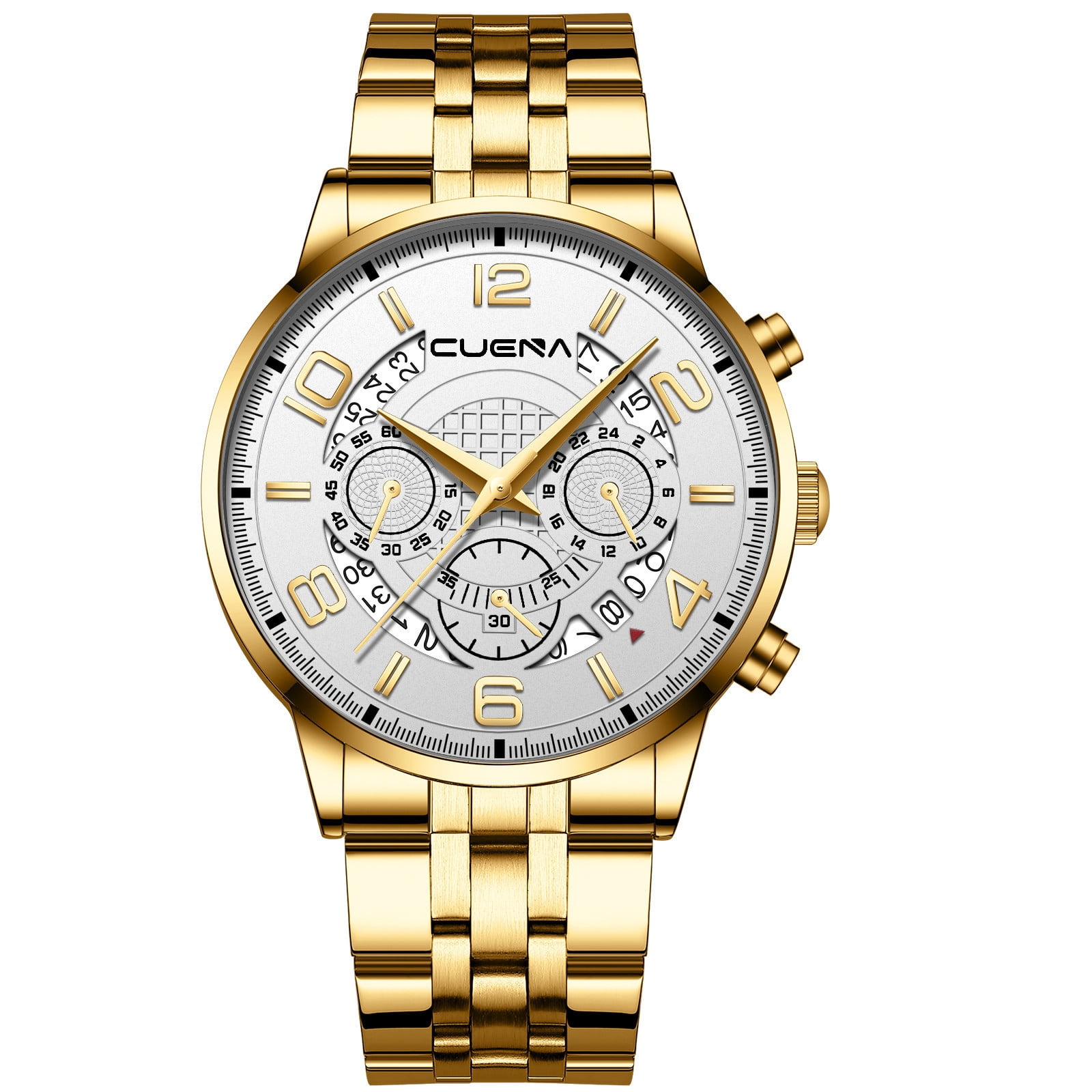 Gw9400-3 Large Face Digital Watch for Seniors Men's Business Steel Belt ...