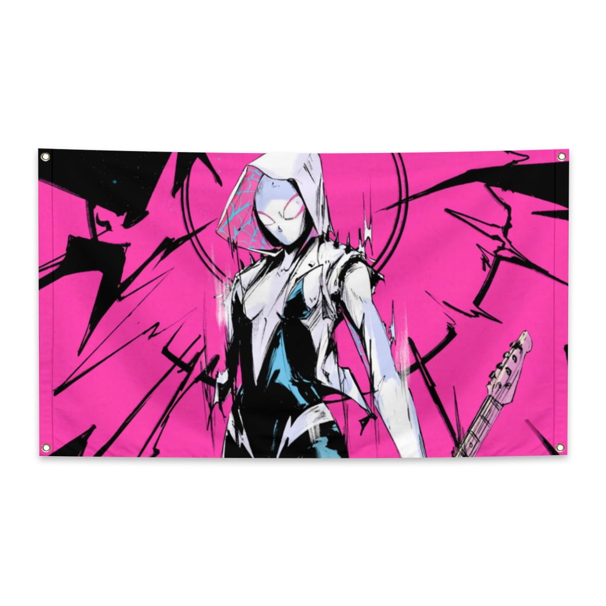 Gwen Stacy Anime 3×4 Ft Face Flag Vivid Color And Fade Proof Canvas