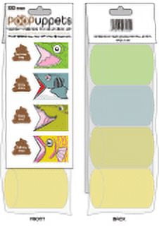 Gwen Studios Poo Puppets Dog Waste Bags, 4 Rolls - Walmart.com