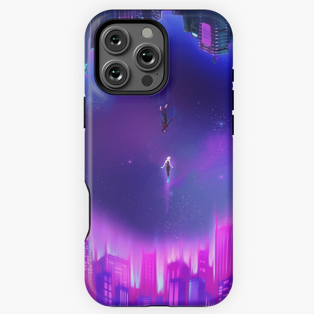 Gwen and Miles Spider Verse Phone Case for iPhone 16 15 14 13 12 11 Pro ...