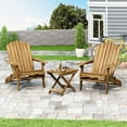 Gwendolyn Outdoor 2 Seater Acacia Wood Chat Set, Gray - Walmart.com