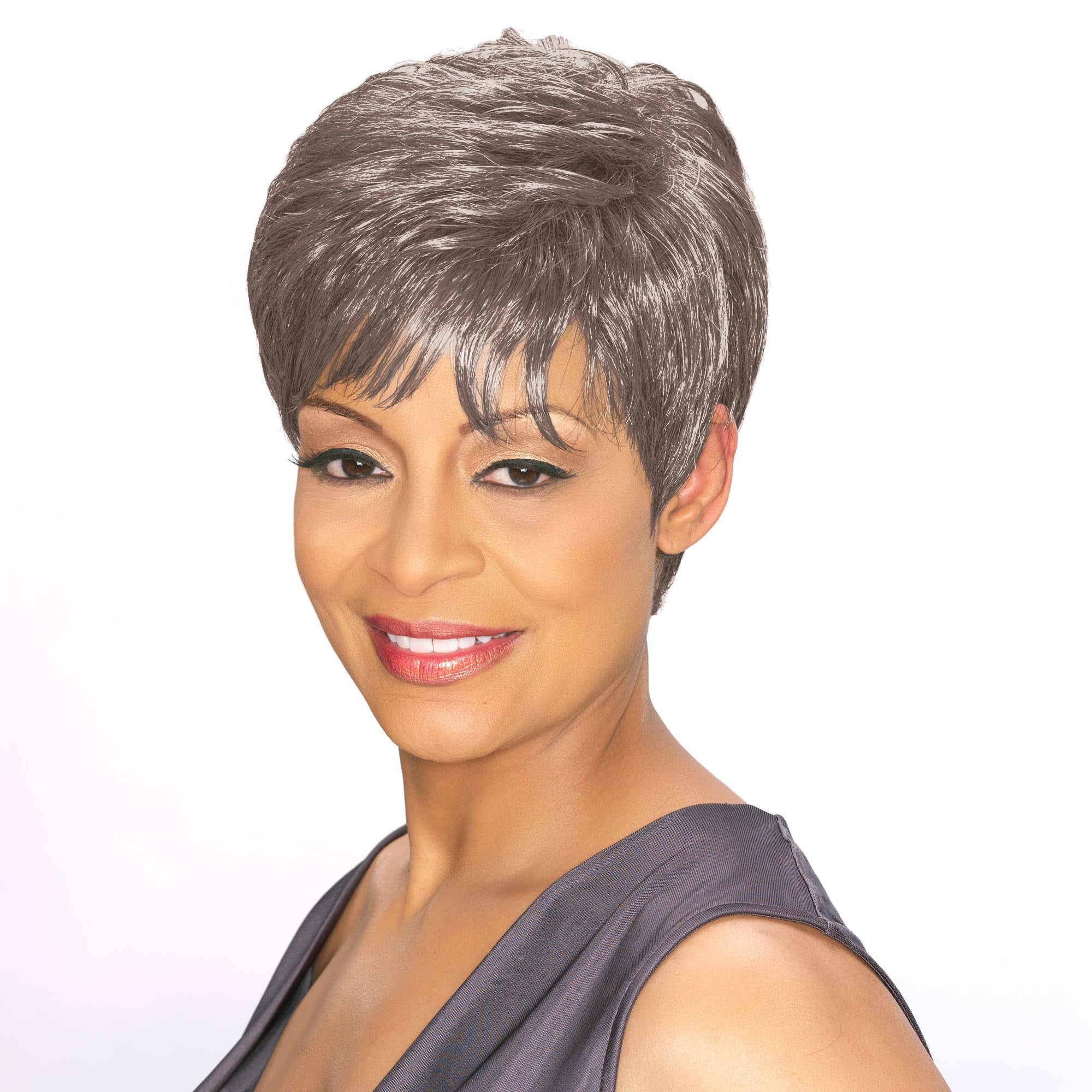 Gwendolyn Wig Color 3T51 - Foxy Silver Wigs Short Wavy Pixie Wispy ...