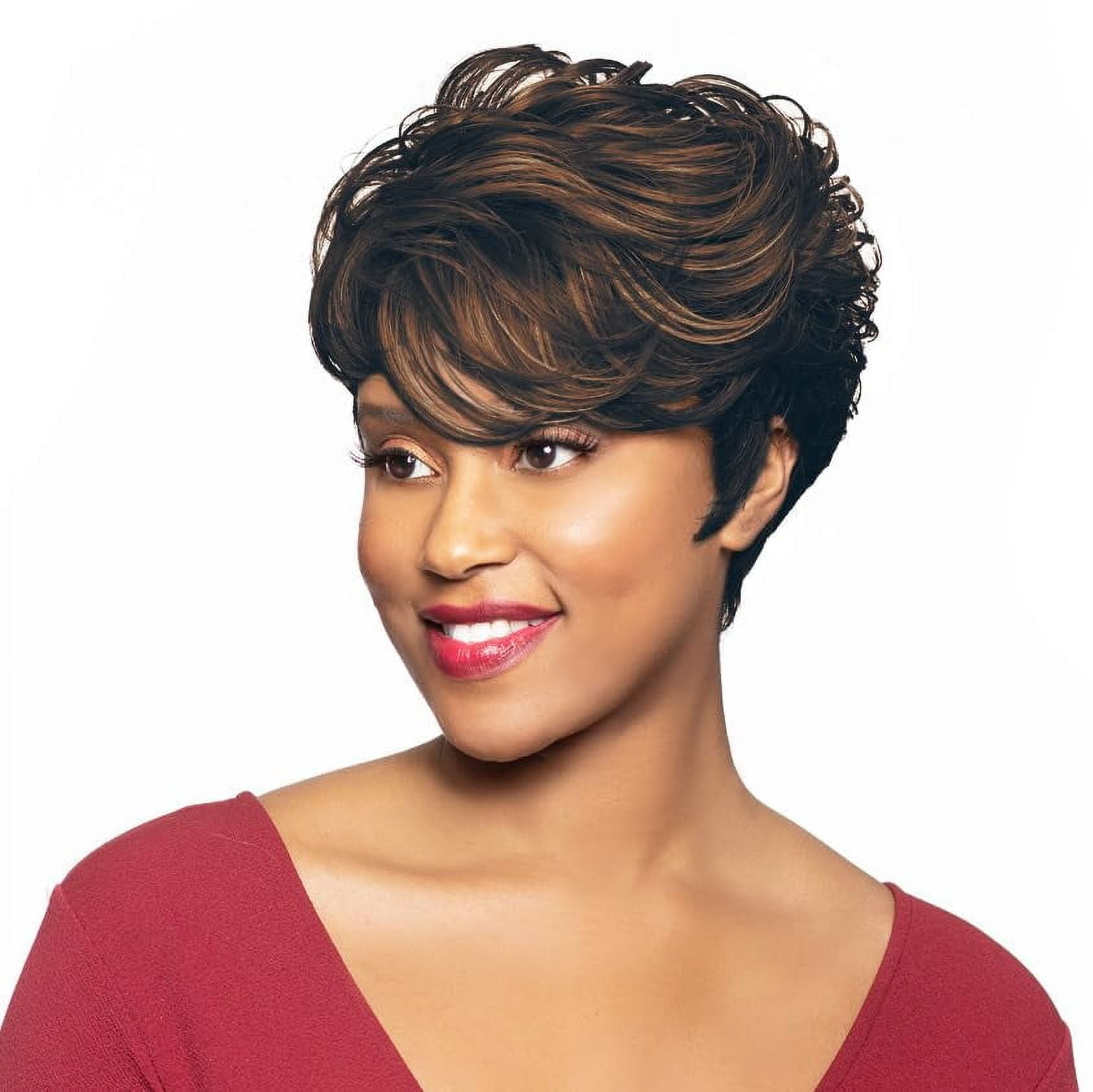 Gwendolyn Wig Color FS1B/30 - Foxy Silver Wigs Short Wavy Pixie Wispy ...