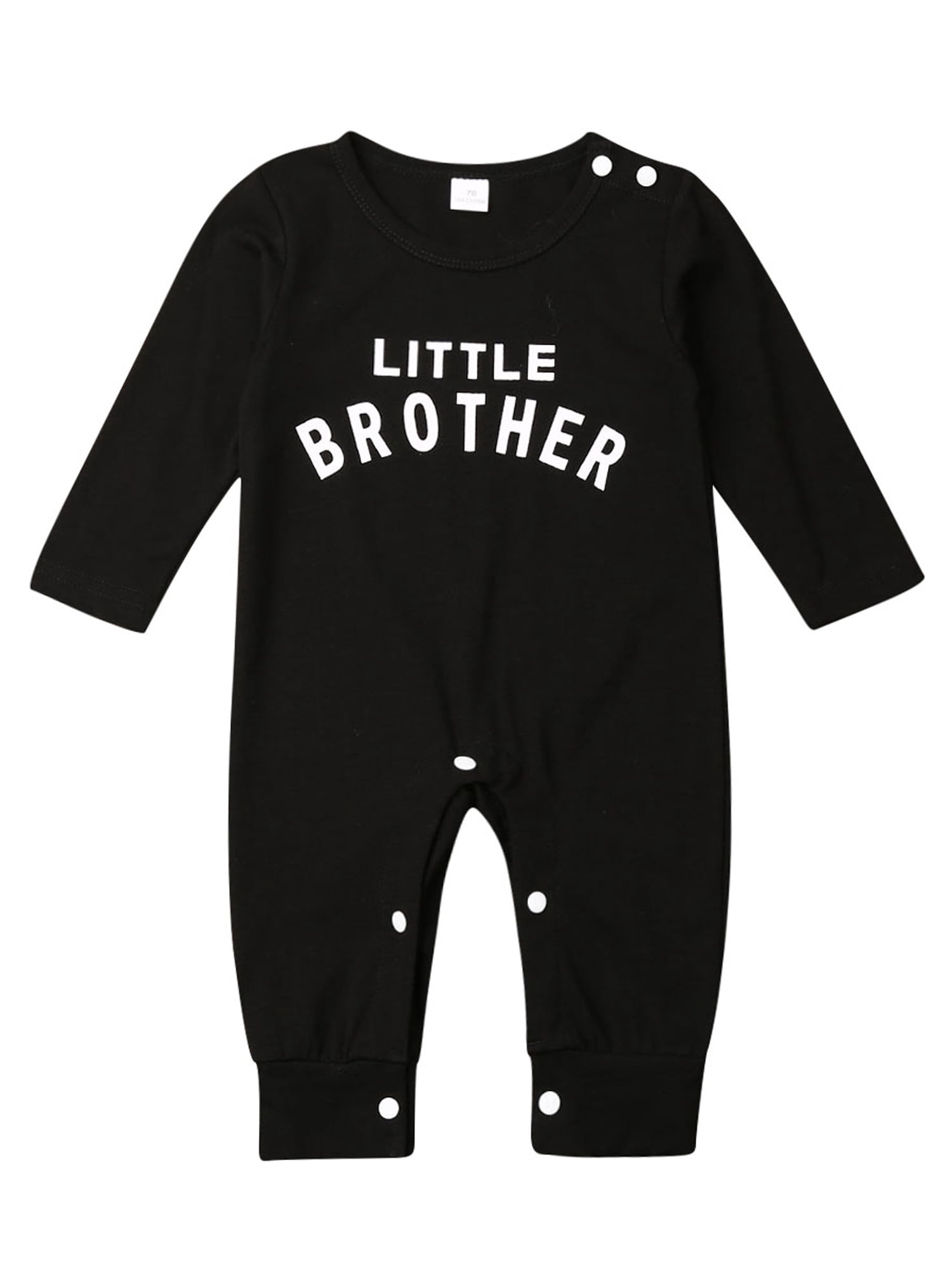 Gwiyeopda Infant Baby Kids Boy Little Brother Romper Jumpsuit Bodysuit ...