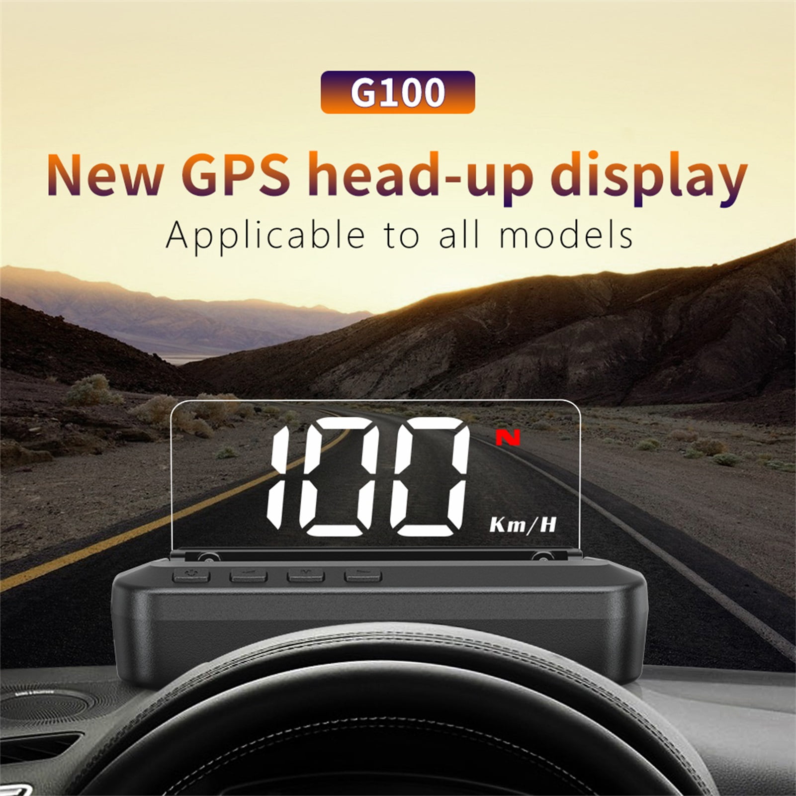Gwong Head-Up Gauge 3-Inch Screen Multiple Functions Solid Car ...