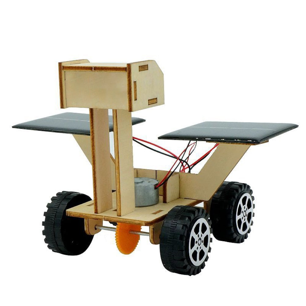 Gwong Kids DIY Assembly Solar Power Moon Rover Robot Model Scientific ...