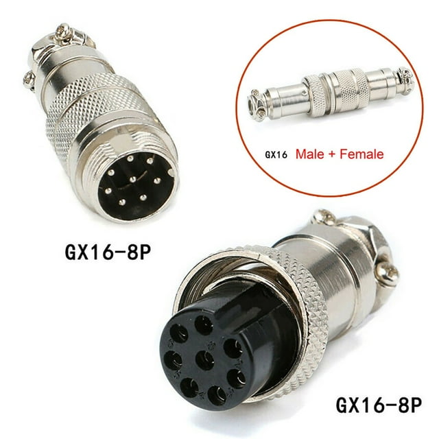 Gx16 2Pin/3/4/5/6/7/8Pin Aviation Plug Male&Female Metal Connector Plug ...
