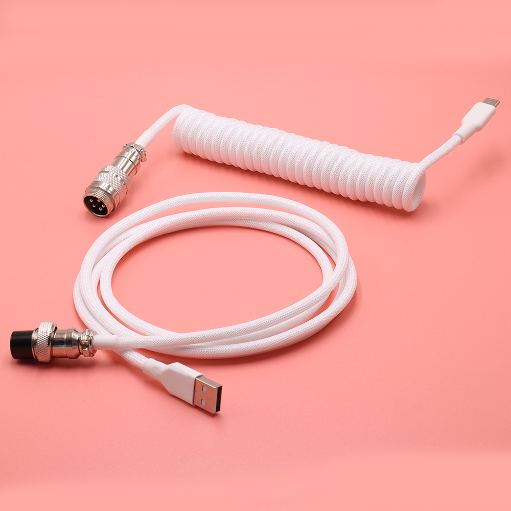 Gx16 5pin Connector Braided Cord Wire Usb Type c Keyboard Wire Usb c ...