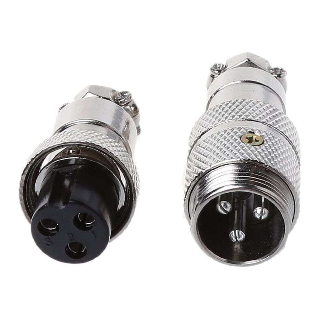 Gx16 Butting Aviation Male Connector Female Plug 2/3/4/5/6/7/8 Pin ...