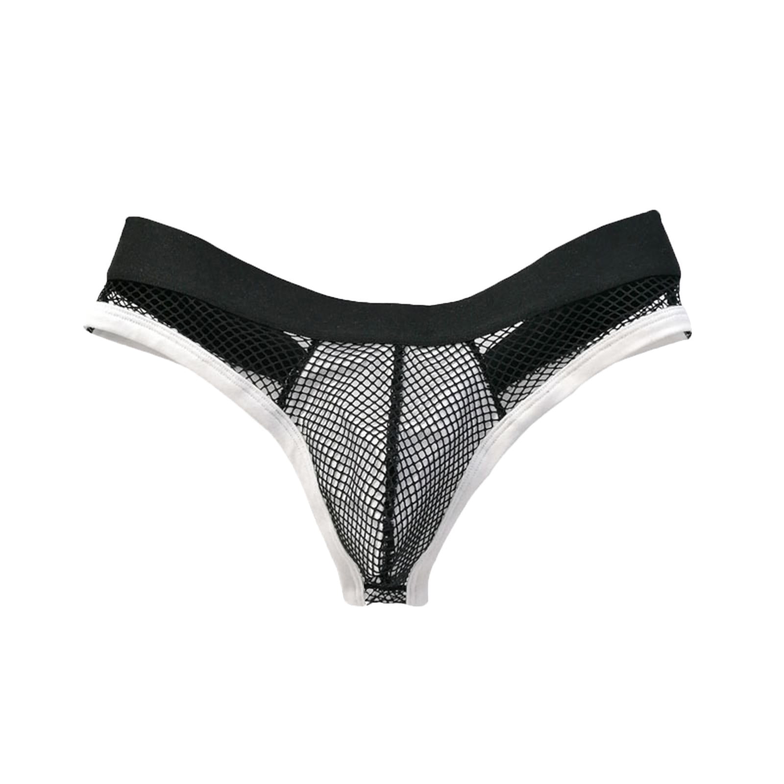 Gxdcog Mens Sexy Mesh Briefs Soft Breathable Bulge Pouch Underwear ...