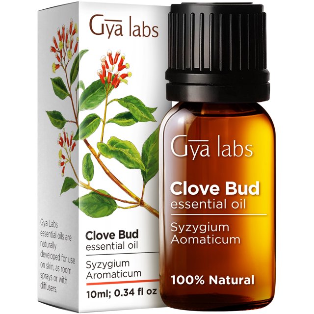 Gya Labs Clove Oil for Oral Care. Natural clove essential oil for oral ...