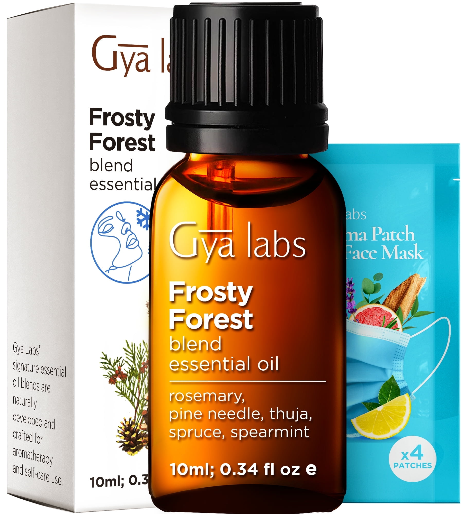 Gya Labs Frosty Forest Essential Oil Blend - Non-Greasy Revitalizing ...