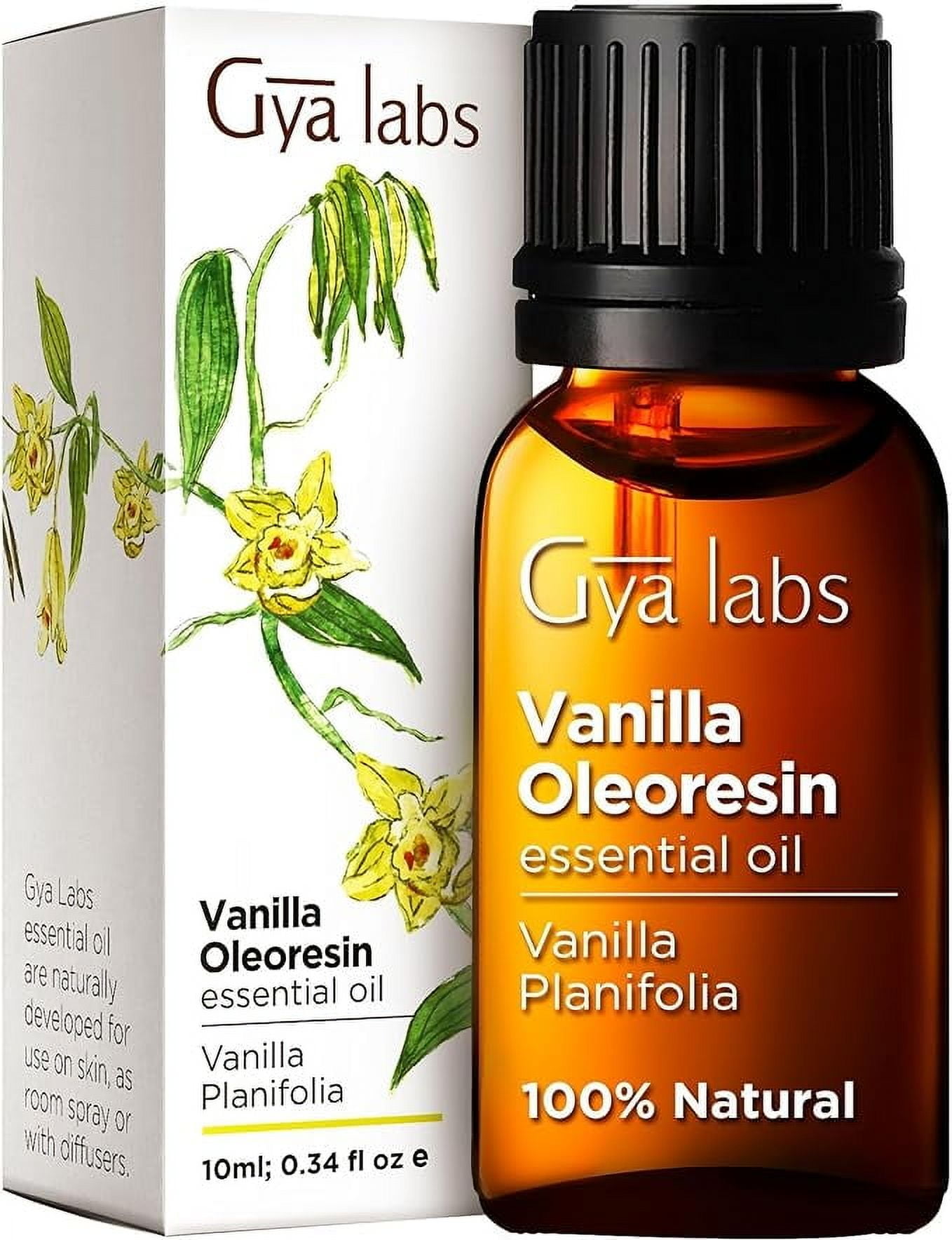 Gya Labs Vanilla Essential Oil for Diffuser - 100% Natural Vanilla ...