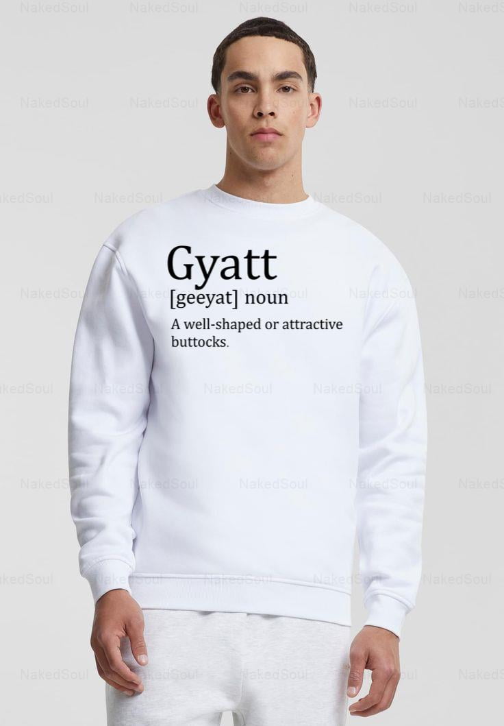 Gyatt Definition Funny Word Graphic TikTok Meme Sweatshirt - Walmart.com