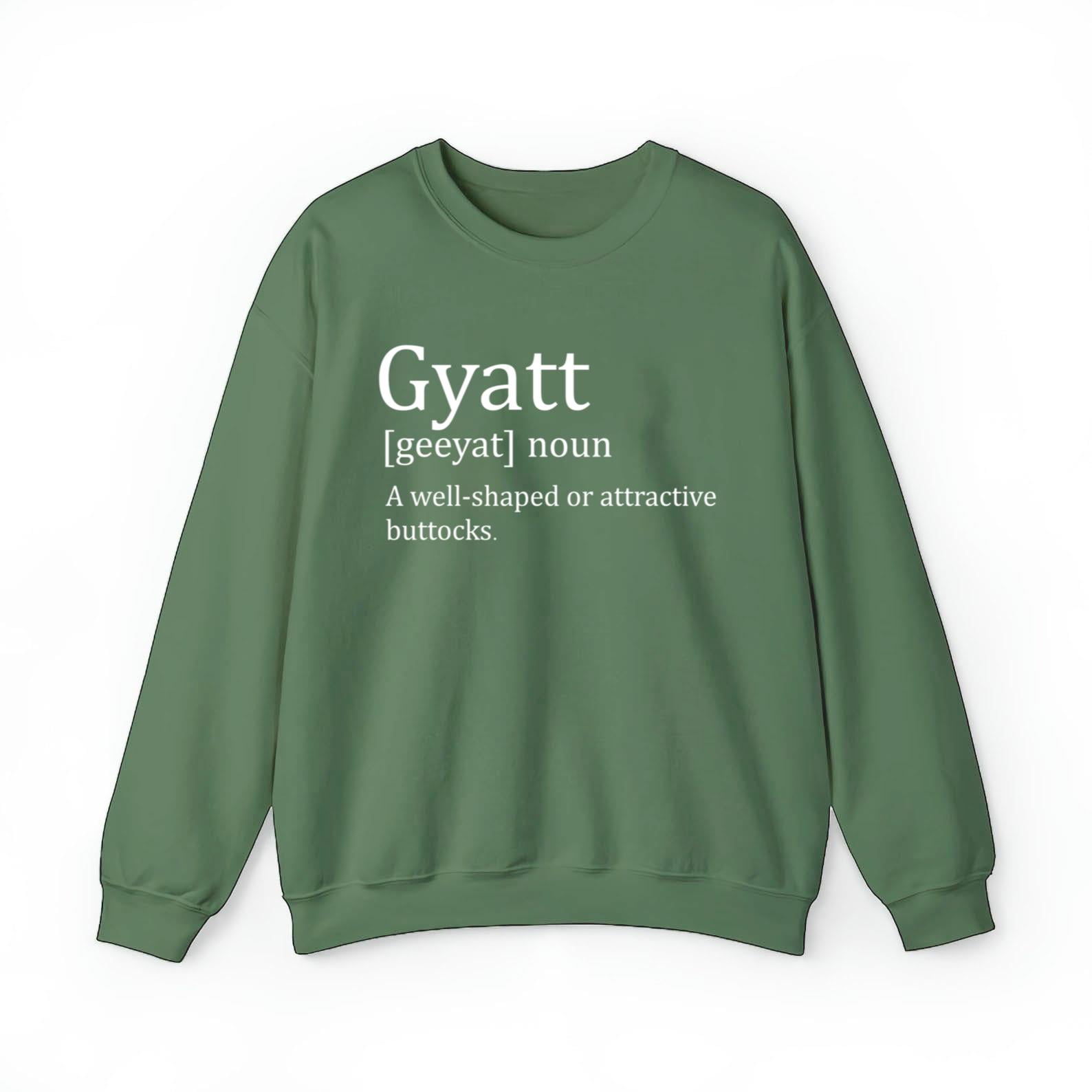 Gyatt Definition T-Shirt, Funny Word Graphic, Gyat Rizz Ohio Cringe ...