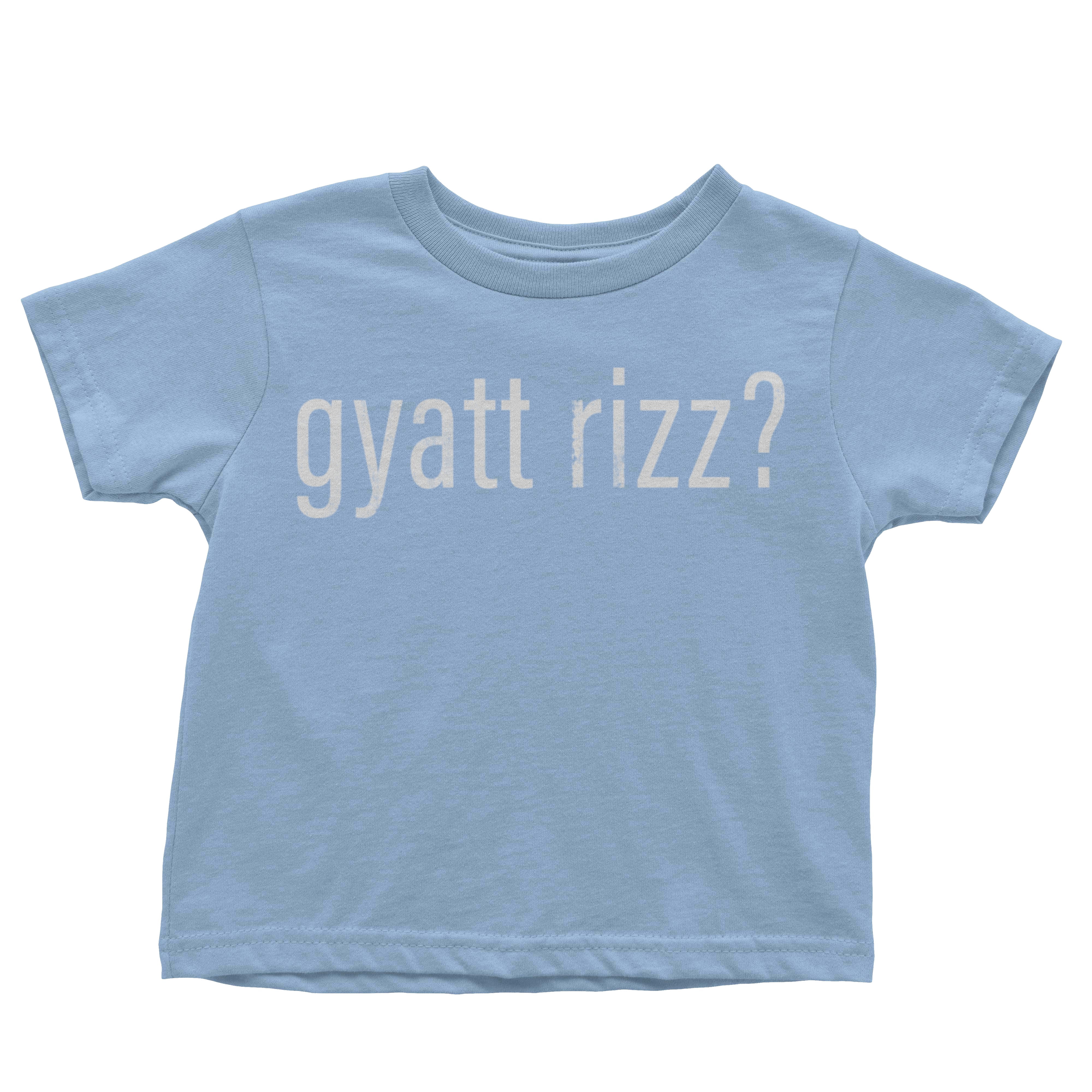 Gyatt Rizz Funny Meme Rizzler Alpha Gen Slang Toddler T-Shirt (Carolina ...