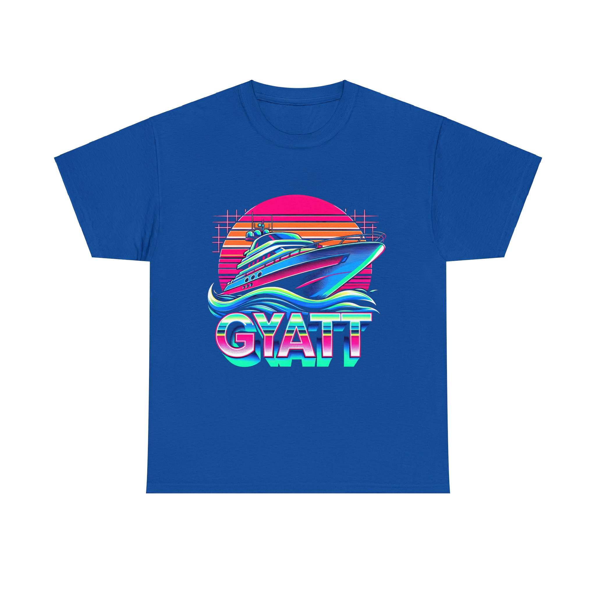 Gyatt Yacht Funny Retro Unisex Graphic Tee Shirt, Sizes S-5XL - Walmart.com