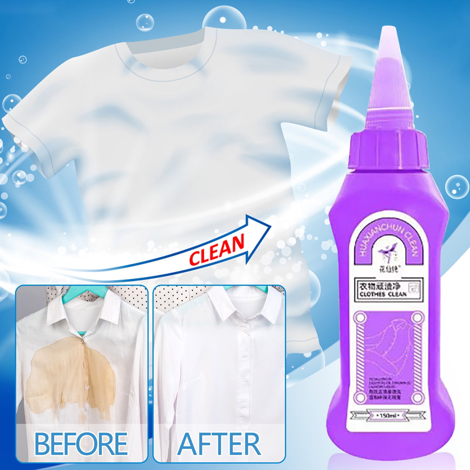 Gyedtr Active Enzyme Laundry Detergent For Cleaning Clothes, Yellowing ...