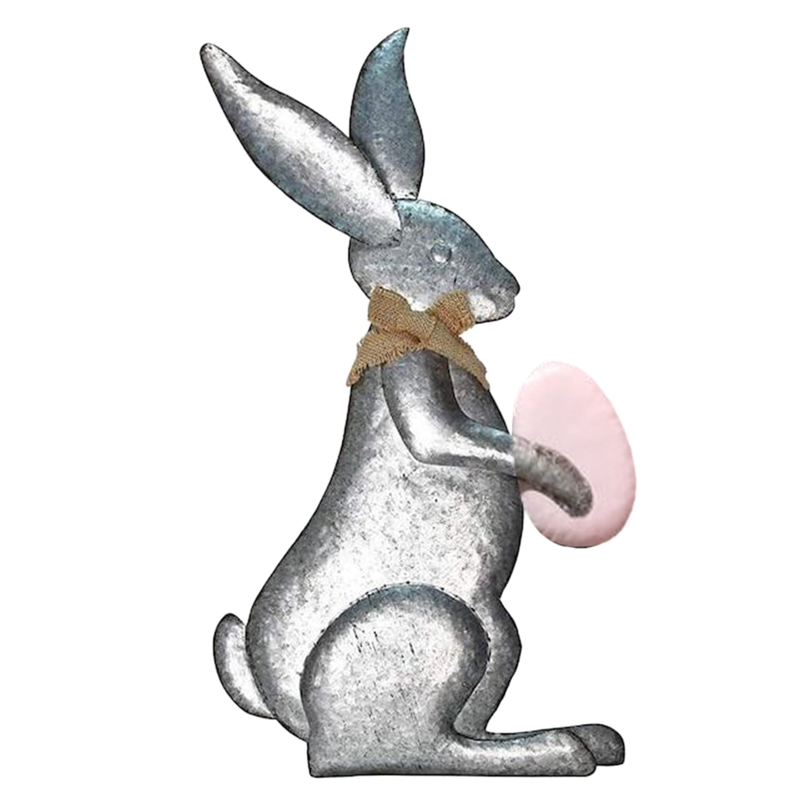 Gyedtr Easter Decorations: Galvanized Metal Easter Bunnies for Home ...