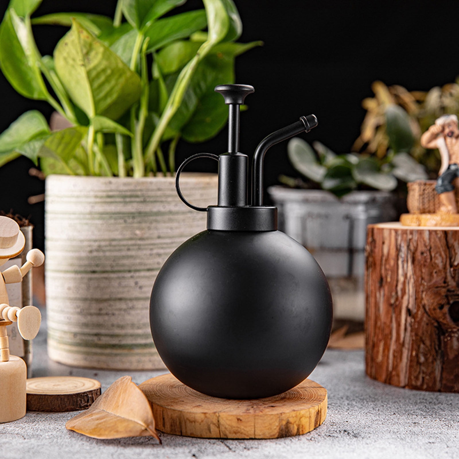 Gyedtr Garden Bird Feeder & Patio Ornament - Unique Dwarf Planter ...