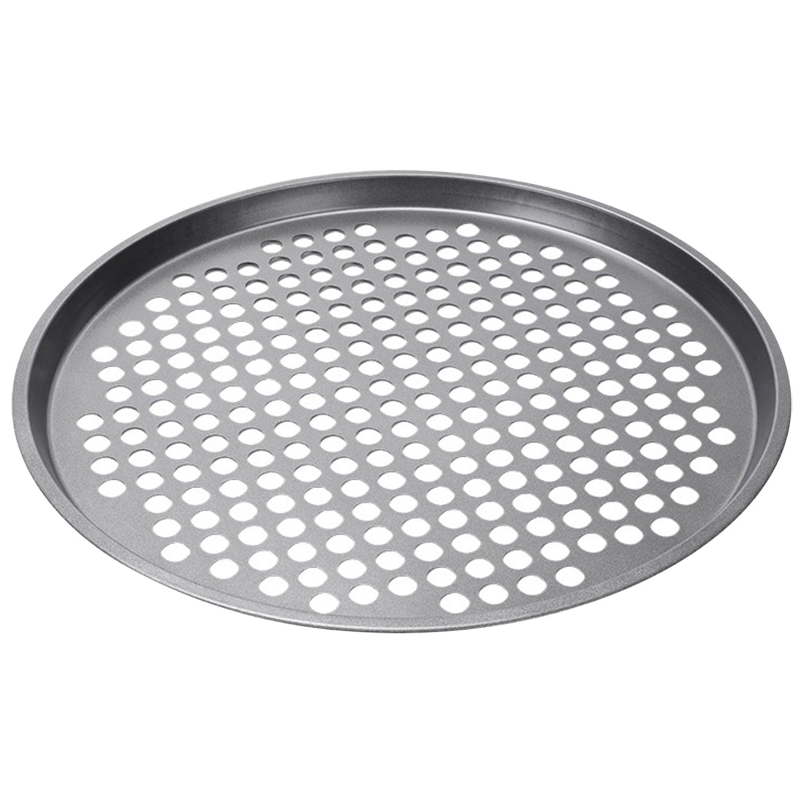 Gyedtr Non-Stick Pizza Pan with Holes 12 Inch Round Mesh Pizza Baking ...