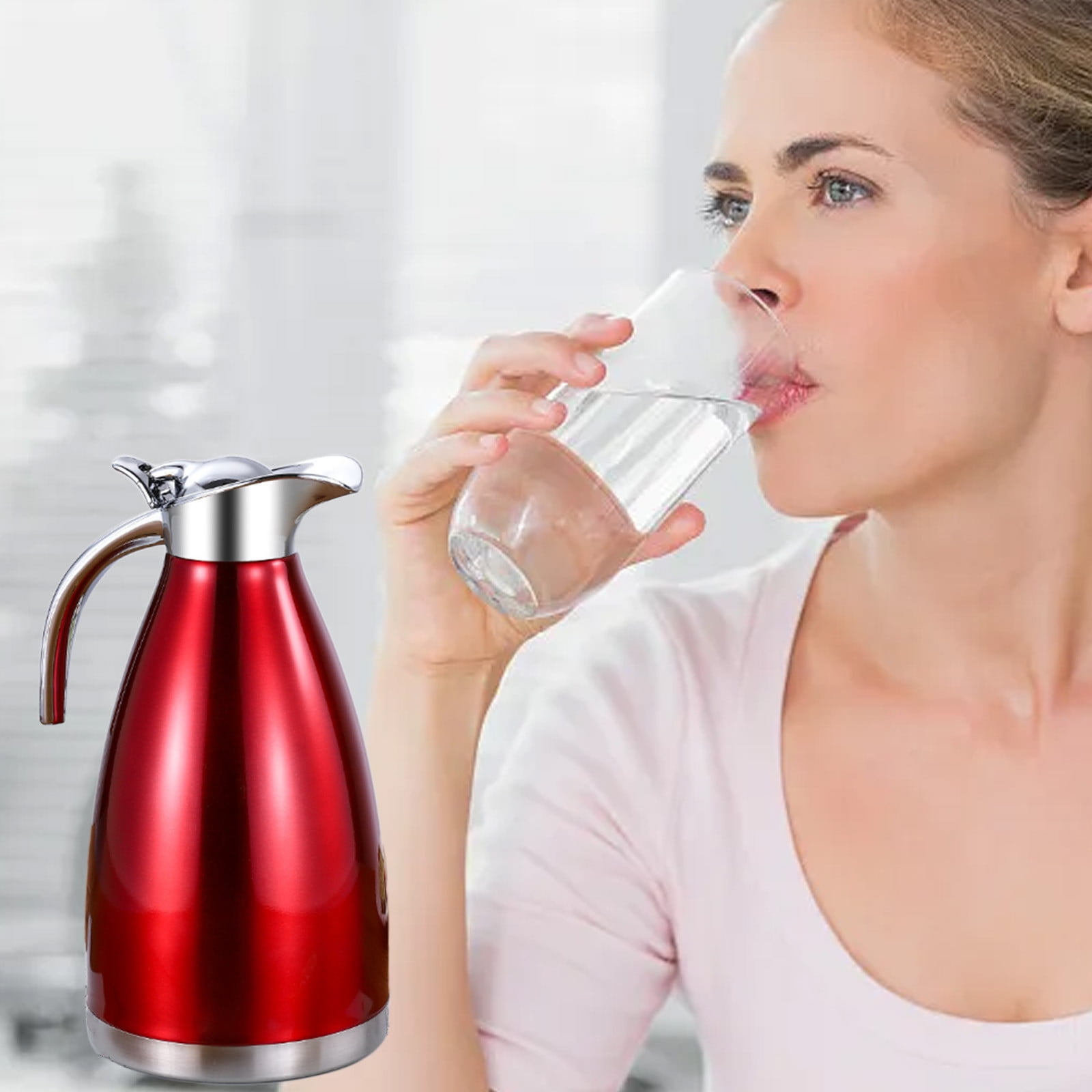 Gyedtr Thermal Coffee Carafe,Stainless Steel Thermal Insulated Carafes ...