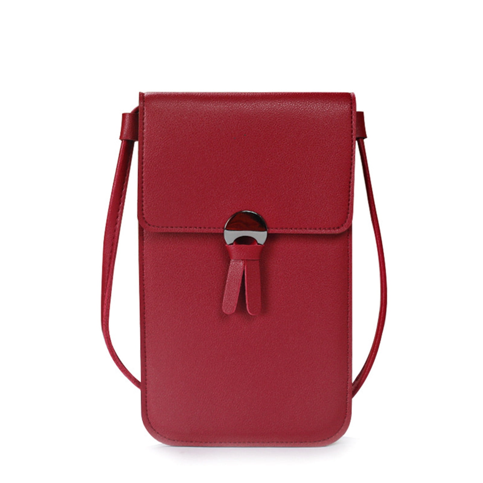 Gyedtr Women Touchscreen Phone Bags,Mini Faux Leather Mobile Phone ...