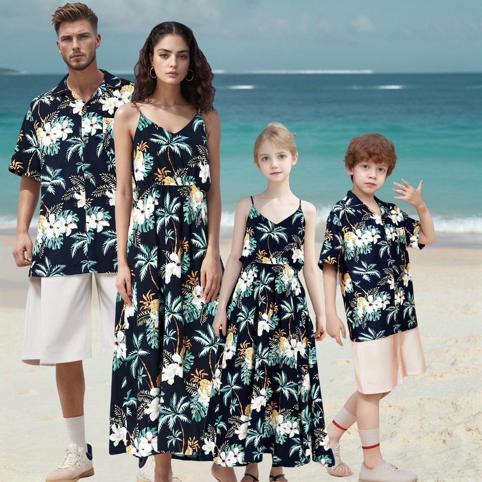 Gyexs Family Matching Summer Outfits, Hawaiian Vacation Women Beach ...