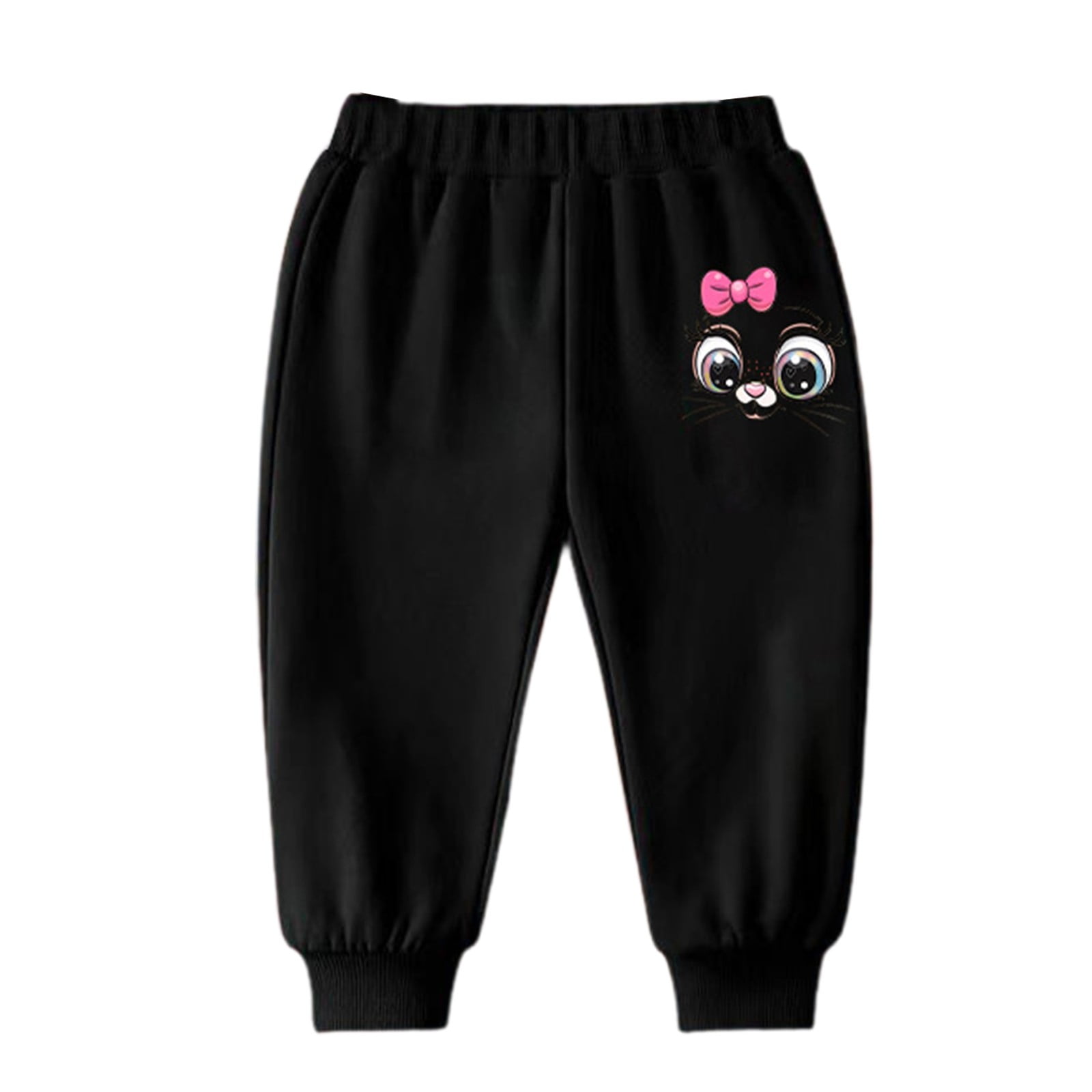 Gyexs Girls Sweatpants Straight Leg Elastic Sweatpants Back To School ...
