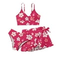 Gyexs Girls Swimsuits Size 13-14 Bathing Suit 3 Piece Cute Floral ...