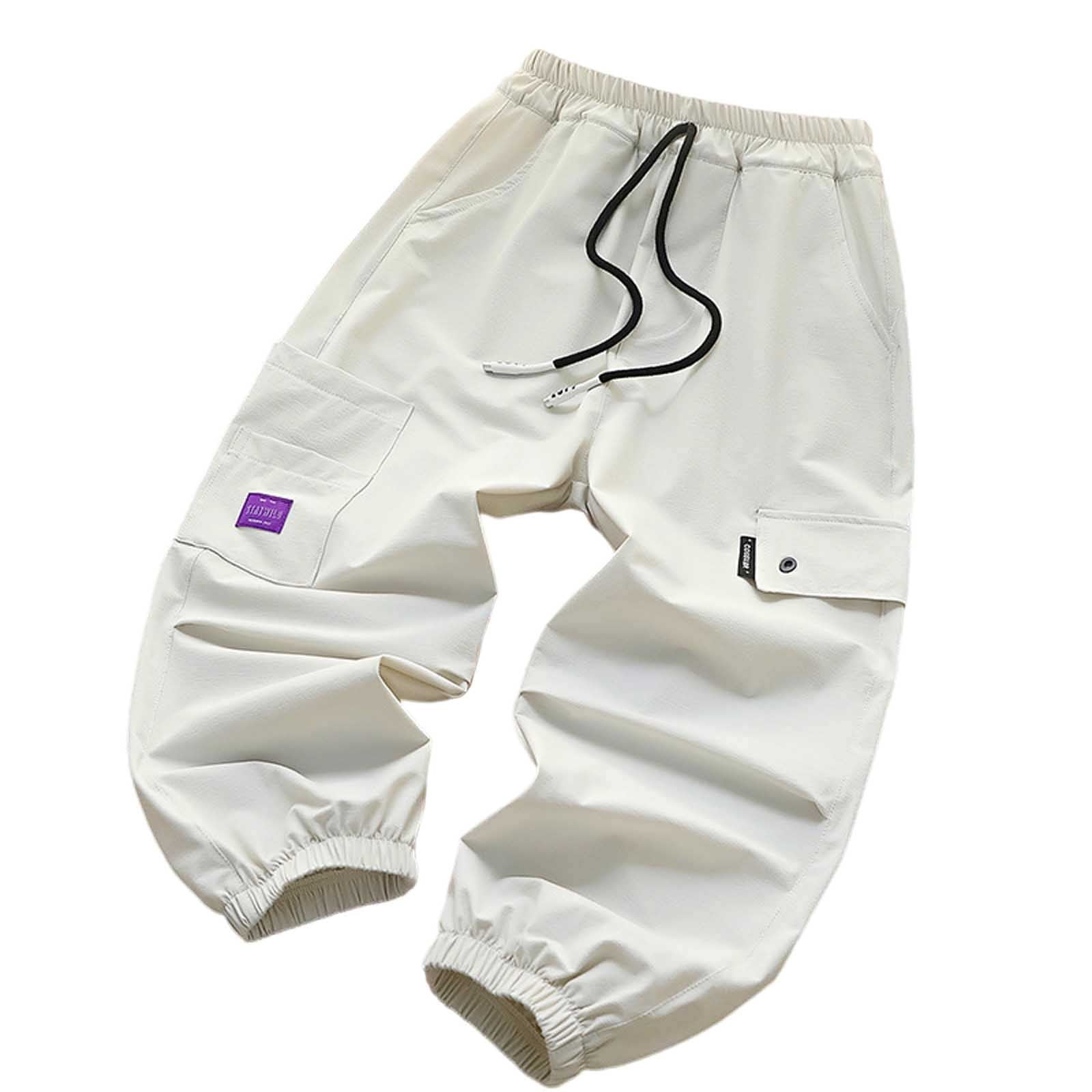 Gyexs Kids Hiking Pants Elastic Waistband Sportswear Back To School ...