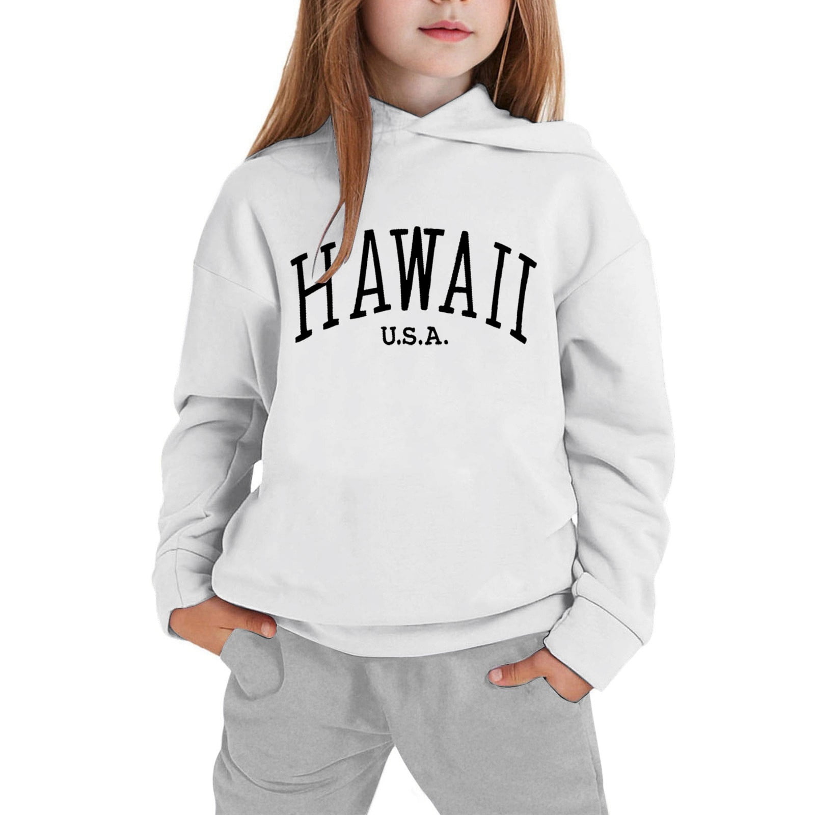 Gyexs Little Girls Clothes Size 8-9 Years Thermal School Outfit, Loose ...