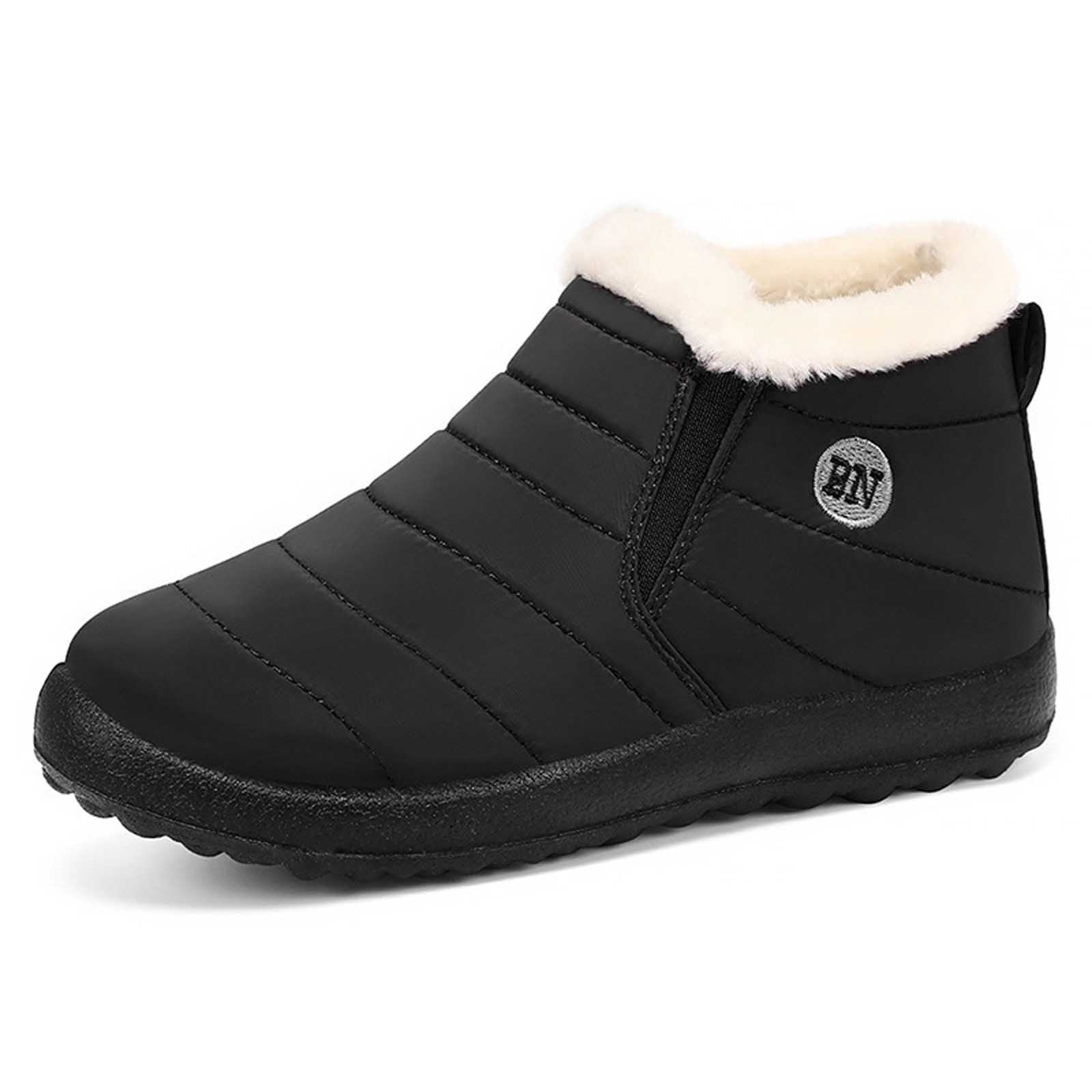 Gyexs Mens Snow Boots Waterproof Insulated, Winter Shoes for Women 2025 ...