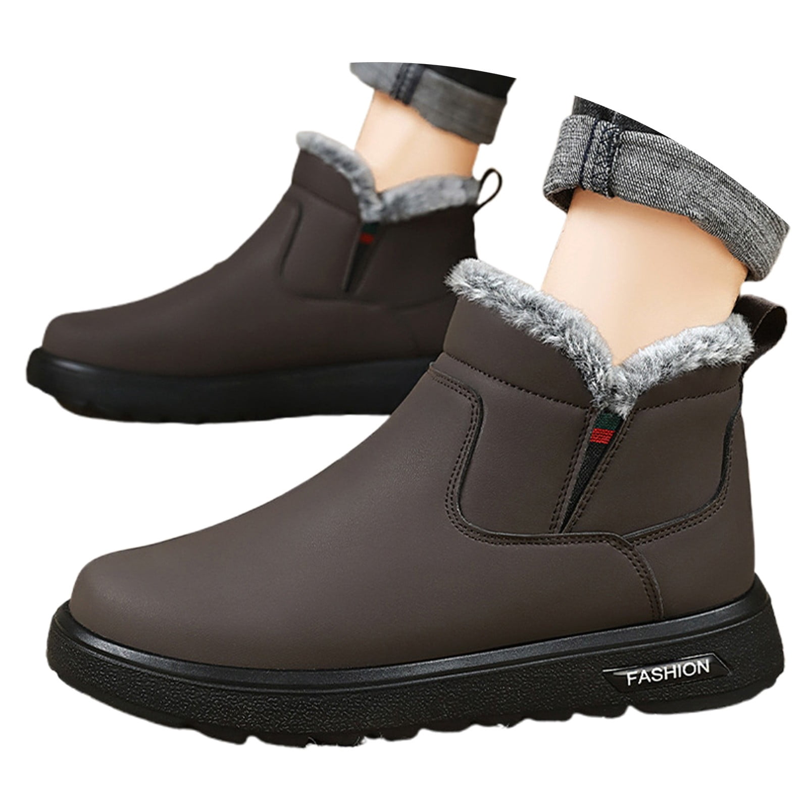 Gyexs Mens Snow Boots Waterproof Winter Shoes for Women 2025 Insulated ...