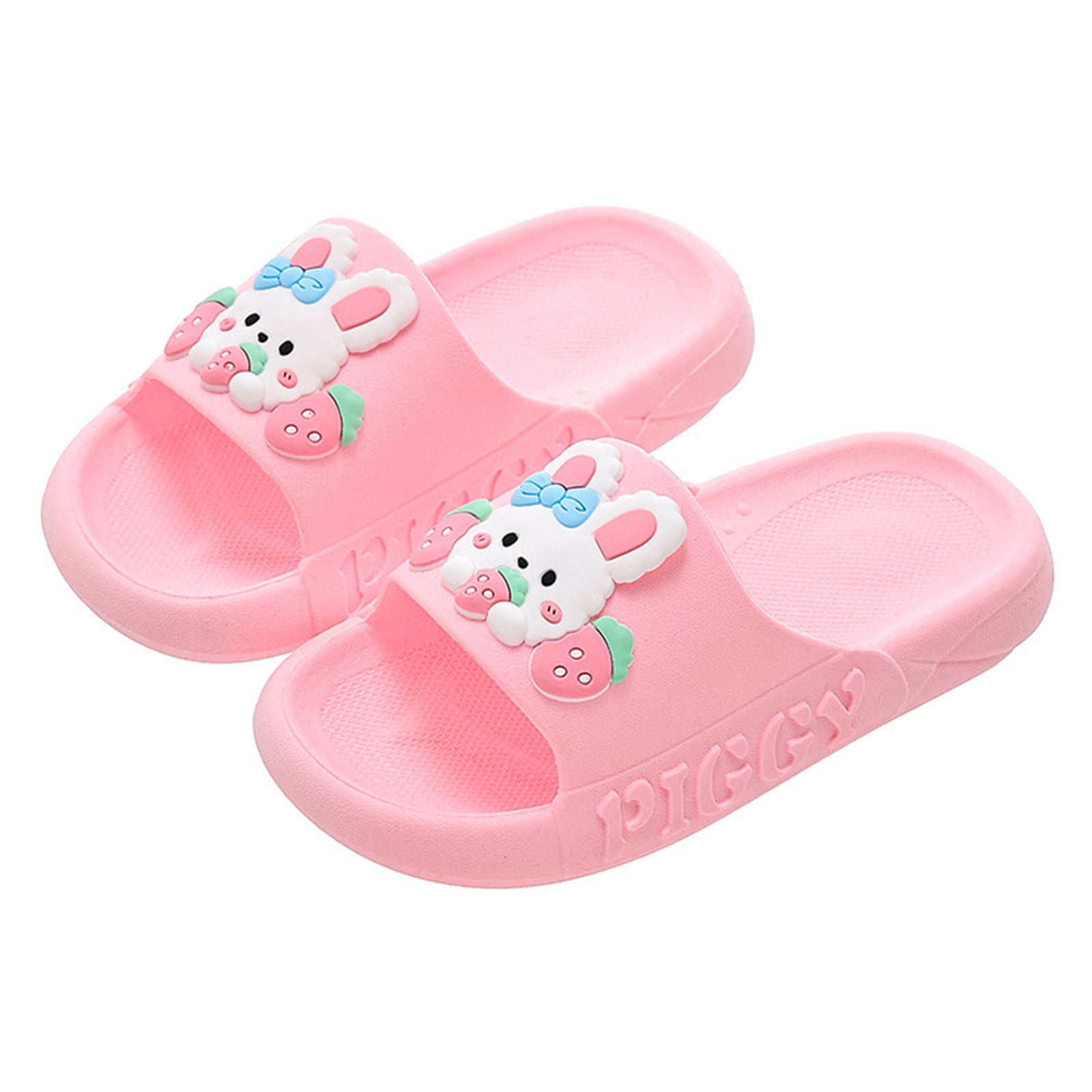 Gyexs Toddler Kids Slides Sandals 11-12 Years Bunny Beach Pool Shower ...