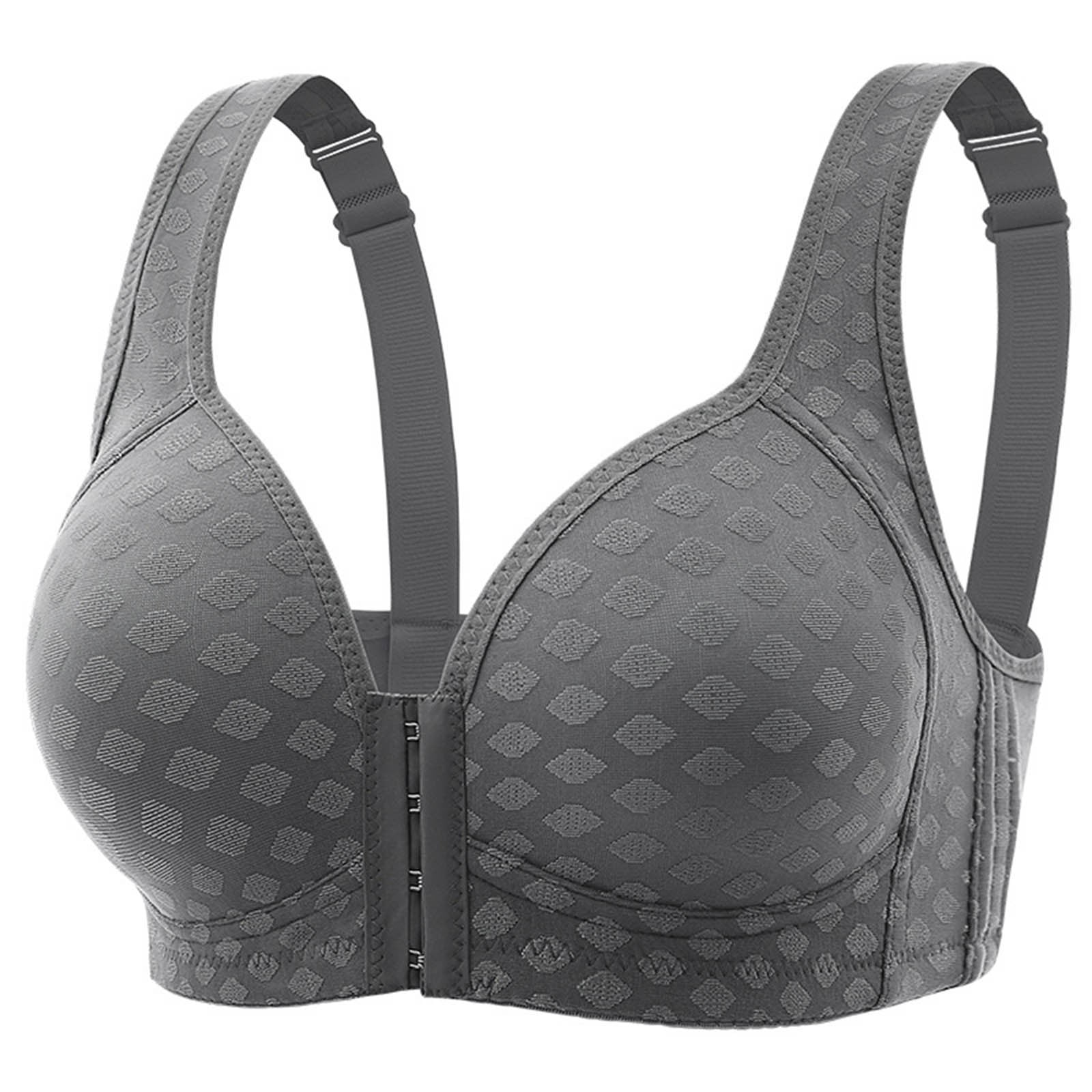 Gyexs Women's Front Closure Wrap Style Comfortable Thin Tank Top Bra ...
