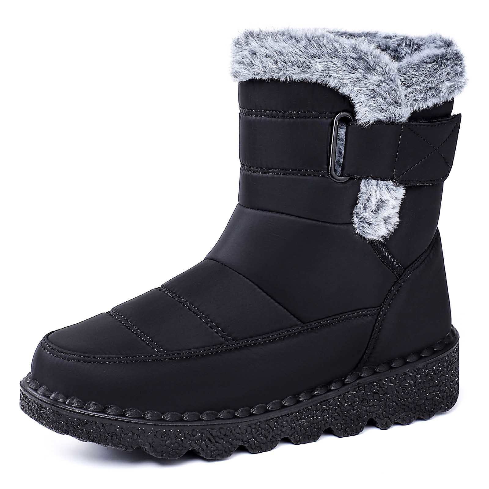 Gyexs Women's Snow Boots Waterproof, Winter Shoes for Women 2025 Casual ...