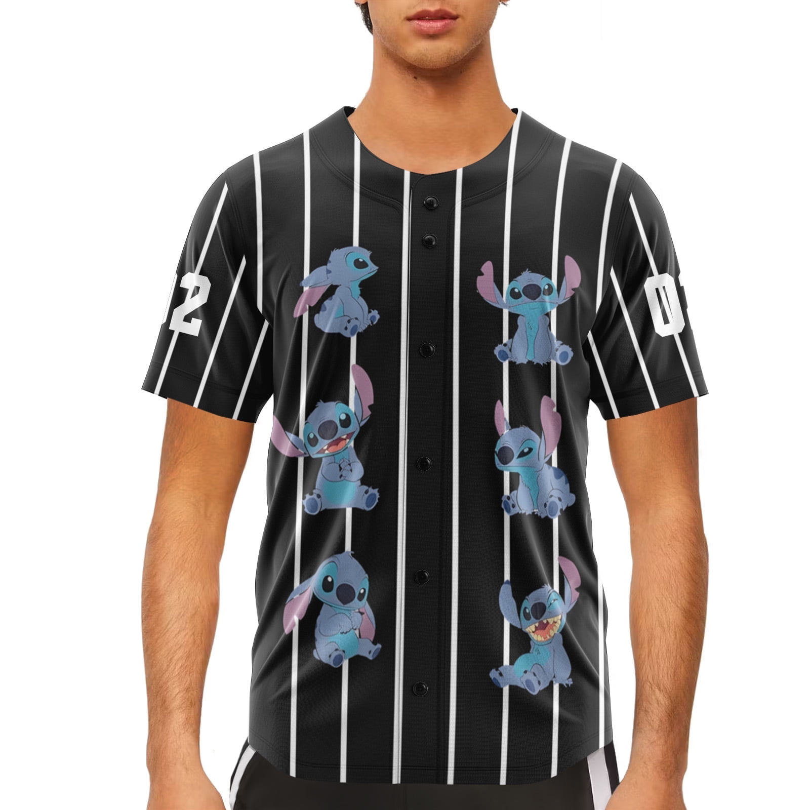 Gyloekum Cartoon Stitch Shirt - Ladies/Men Classic cartoon Stitch ...