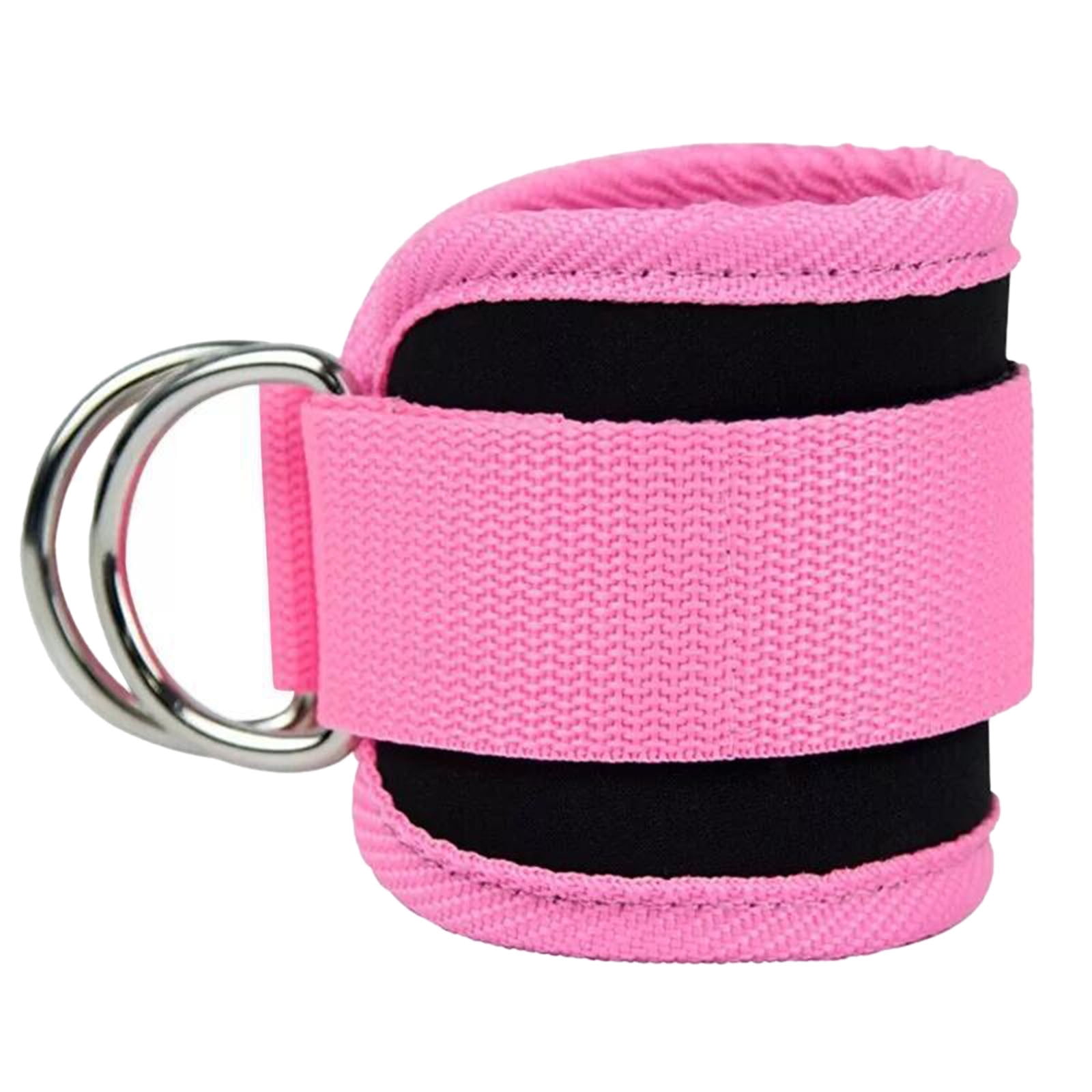 Gym Ankle Strap for Machine Neoprene Padded D Ring Leg Band Adjustable ...
