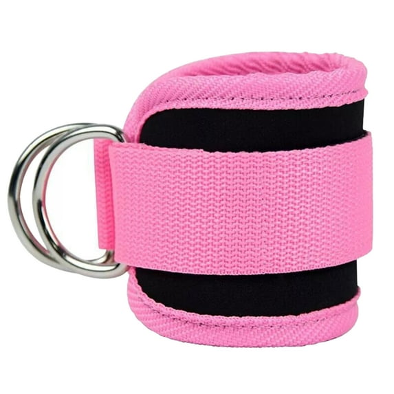 Gym Ankle Strap with Neoprene Padding and D-Ring for Machine Attachment ...