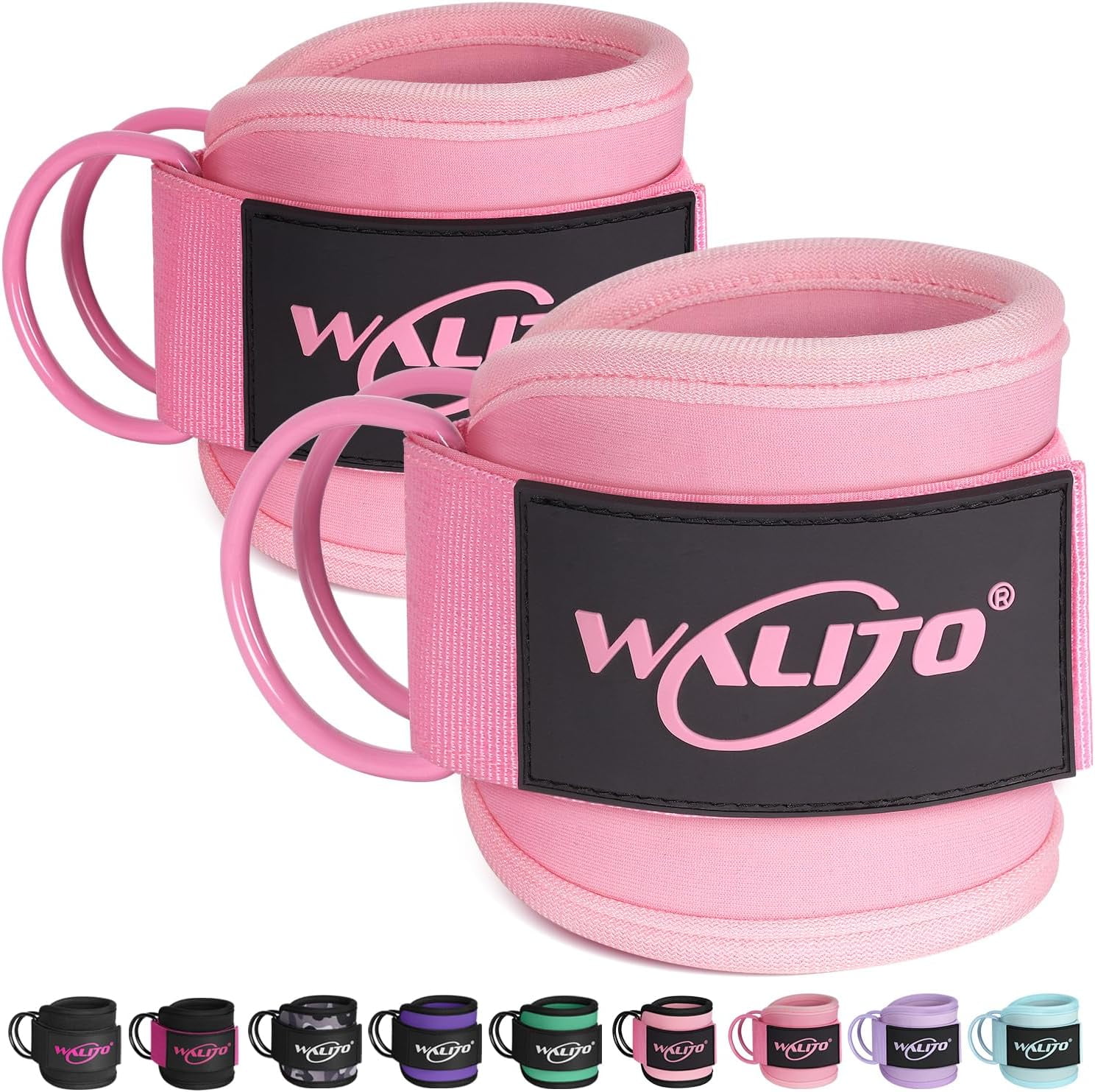 Gym Ankle Straps for Working Out - Glute Ankle Cuff Kickback Strap, Gym Cable Machine ...