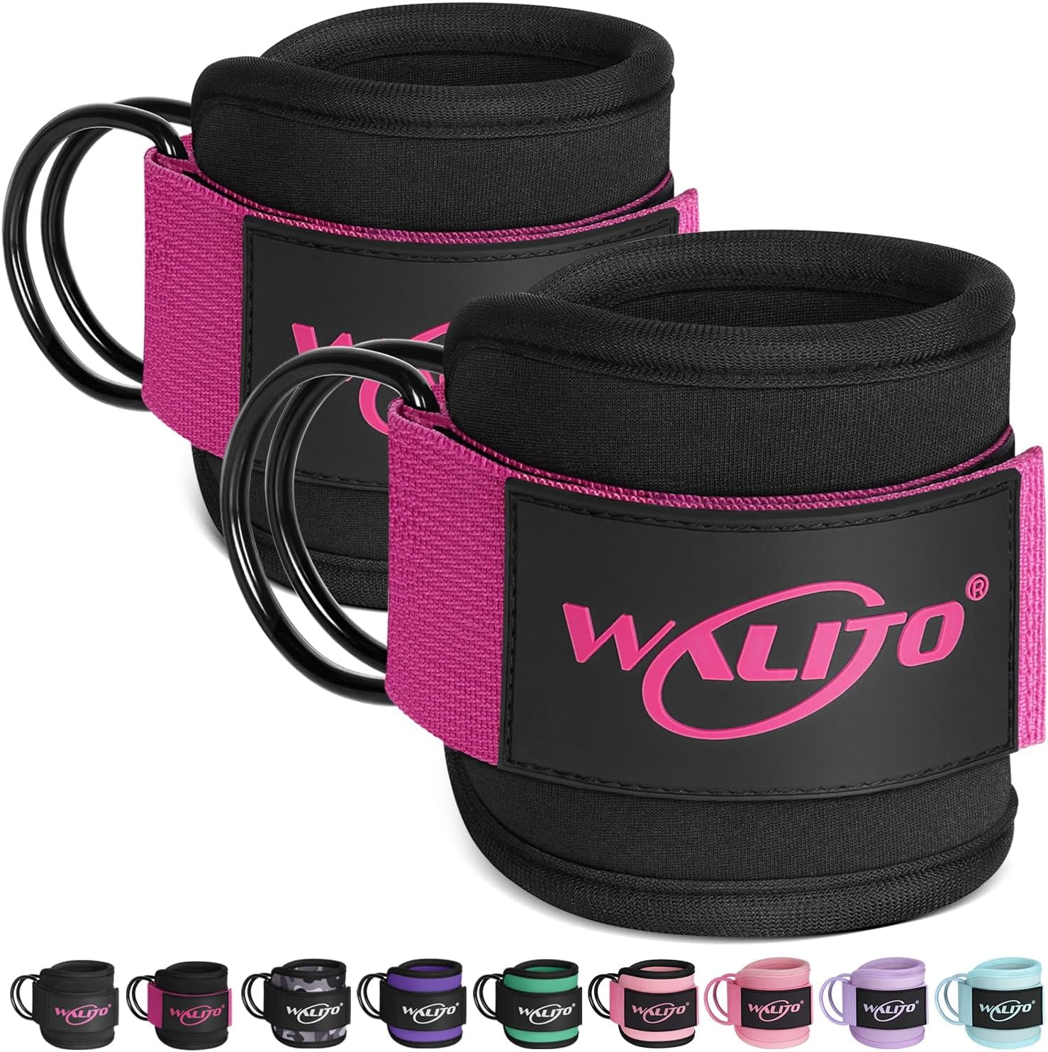 Gym Ankle Straps for Working Out - Glute Ankle Cuff Kickback Strap, Gym Cable Machine ...