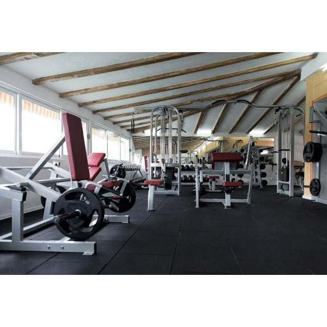 Gym Backdrop Equipment Weightlifting Exercise Sports Fitness Room ...